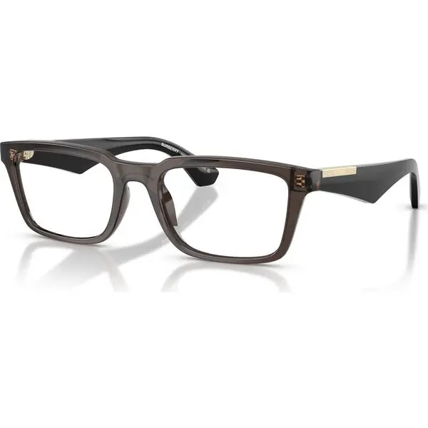 Burberry 52mm Rectangle Optical Glasses - Grey