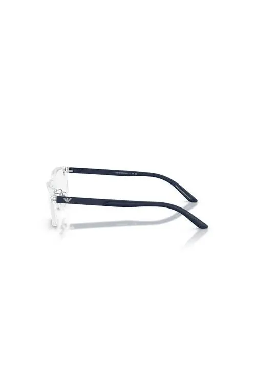 Emporio Armani 49mm Rectangle Optical Glasses