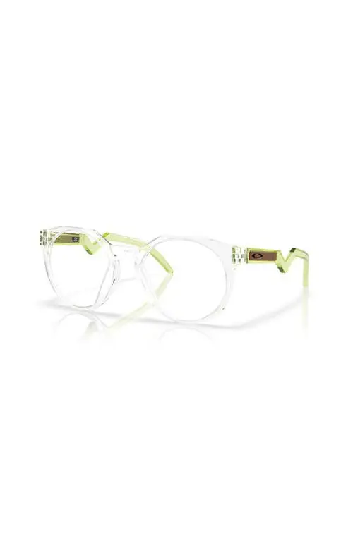 Oakley 50mm Round Eyeglasses - Transparent Green