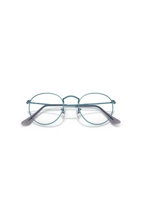 Ray-ban Round Metal Eyeglasses - Blue