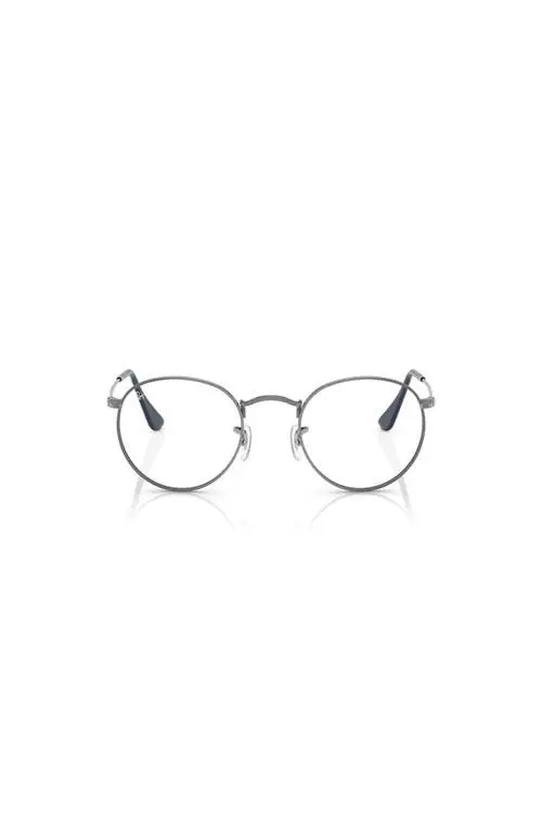 Ray-ban Round Metal Eyeglasses - Grey