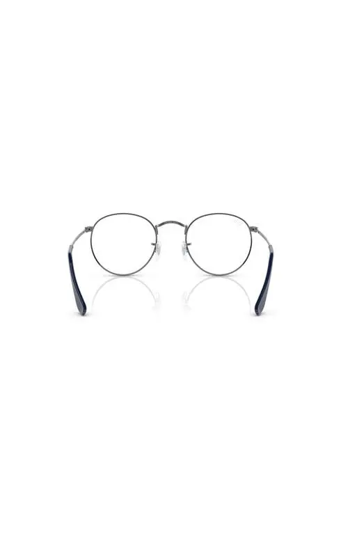 Ray-ban Round Metal Eyeglasses - Grey