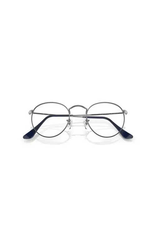 Ray-ban Round Metal Eyeglasses - Grey