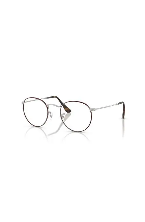 Ray-ban 47mm Round Eyeglasses - Tortoise Light