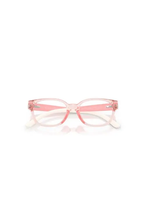 Polo Ralph Lauren 45mm Rectangle Full Rim Optical Glasses - Pink