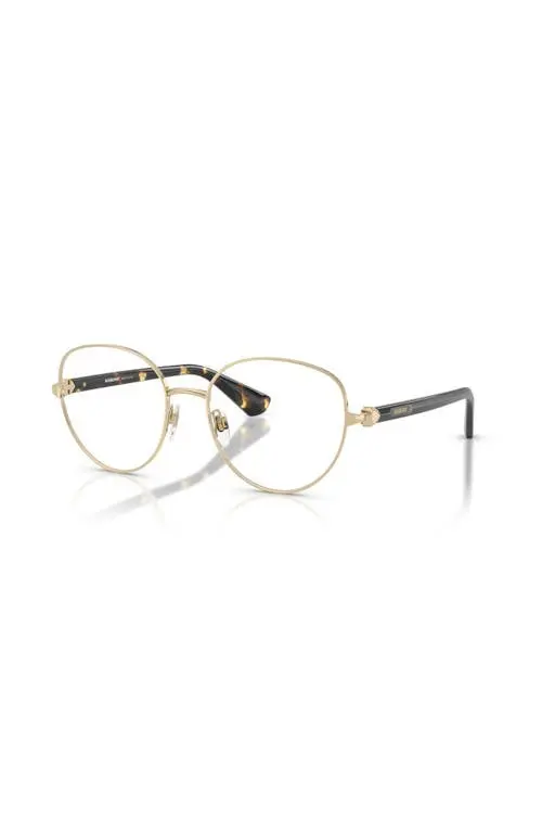 Burberry 53mm Phantos Optical Glasses - Gold