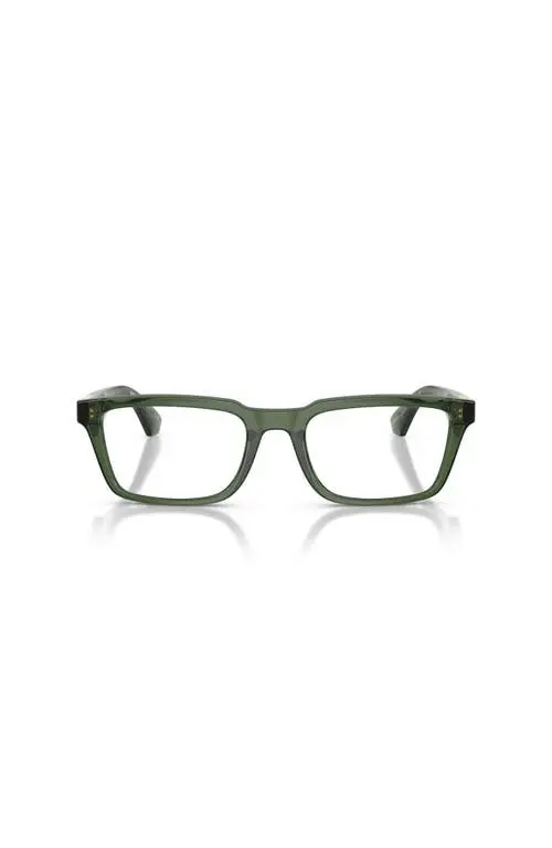 Burberry 54mm Rectangle Optical Glasses - Green