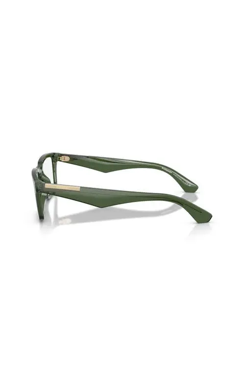 Burberry 54mm Rectangle Optical Glasses - Green