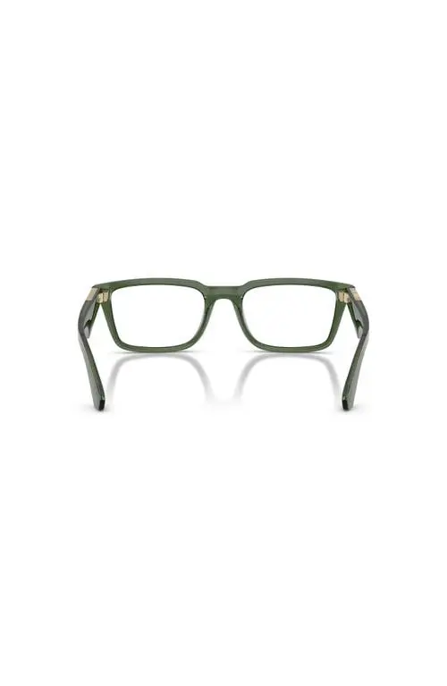 Burberry 54mm Rectangle Optical Glasses - Green