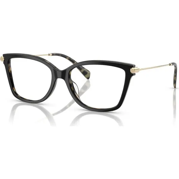Michael Kors 52mm Square Optical Glasses - Black