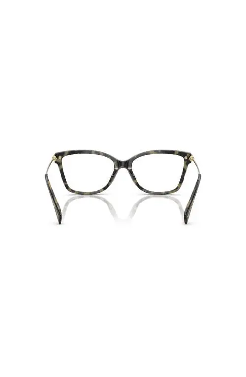 Michael Kors 52mm Square Optical Glasses - Black