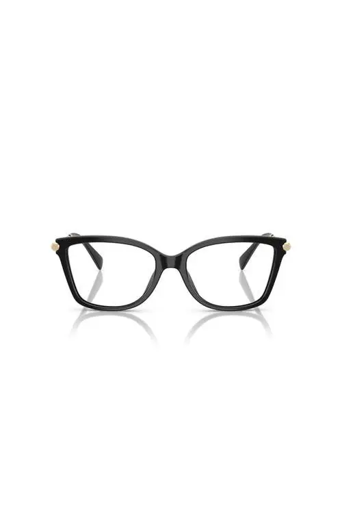 Michael Kors 52mm Square Optical Glasses - Black