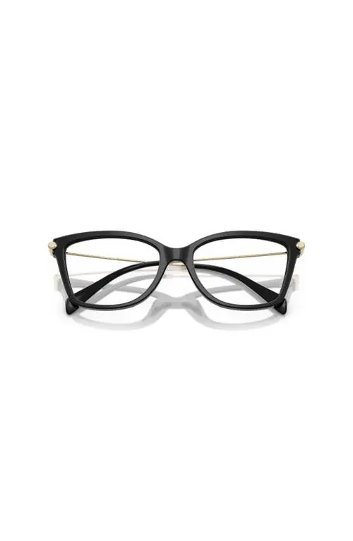 Michael Kors 52mm Square Optical Glasses - Black