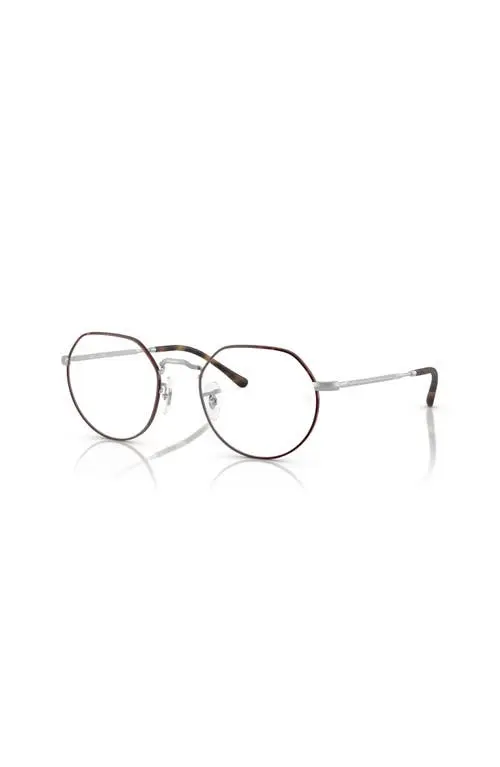 Ray-ban 51mm Irregular Eyeglasses - Tortoise