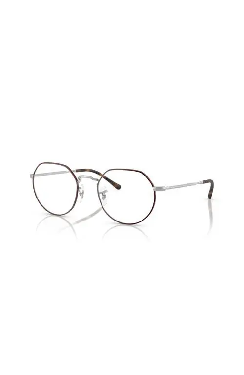 Ray-ban 49mm Irregular Eyeglasses - Tortoise