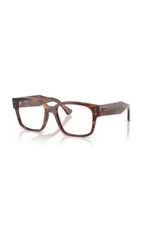 Ray-ban 53mm Square Eyeglasses - Brown