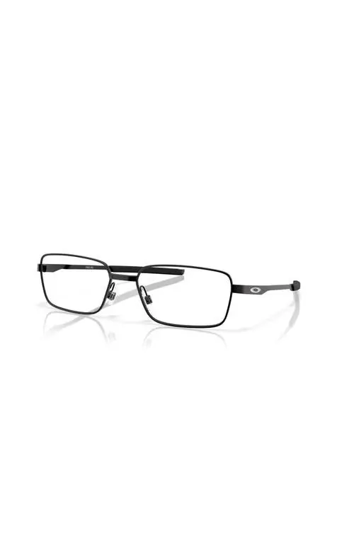Oakley 55mm Rectangle Full Rim Eyeglasses - Black