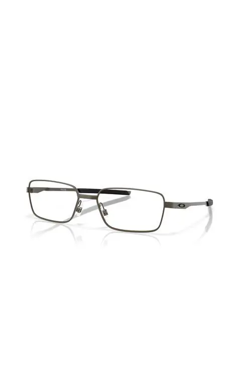 Oakley 55mm Rectangle Full Rim Eyeglasses - Grey