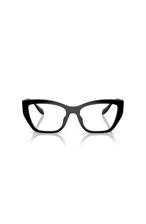 Michael Kors 52mm Square Full Rim Optical Glasses - Black