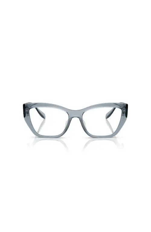 Michael Kors 52mm Square Full Rim Optical Glasses - Blue