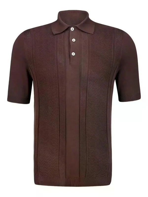 Brunello Cucinelli Jacquard-knit Polo Shirt