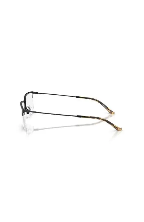 Emporio Armani Rectangle Eyeglasses - Black