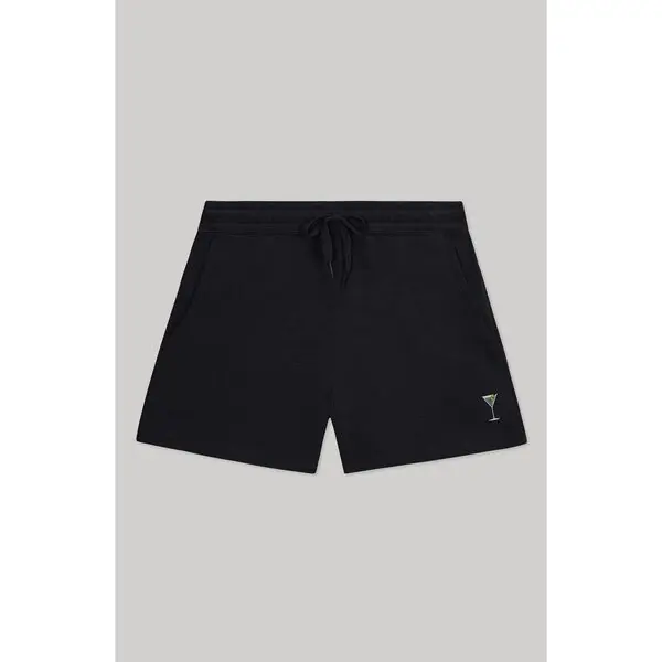 DALIX Midweight Fleece Shorts - Black