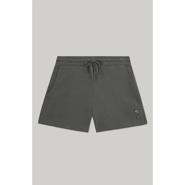DALIX Midweight Fleece Shorts - Shadow