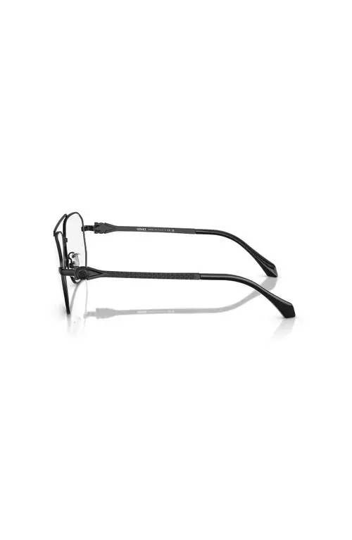 Versace 59mm Square Optical Glasses - Black