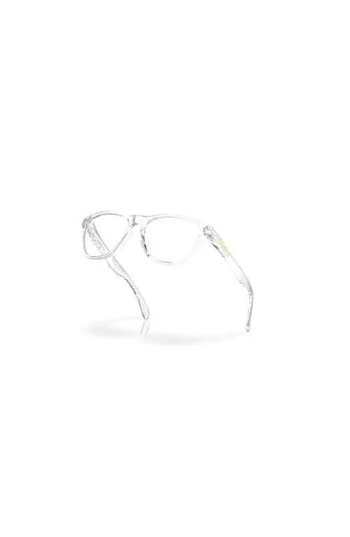 Oakley 50mm Round Full Rim Eyeglasses - Transparent