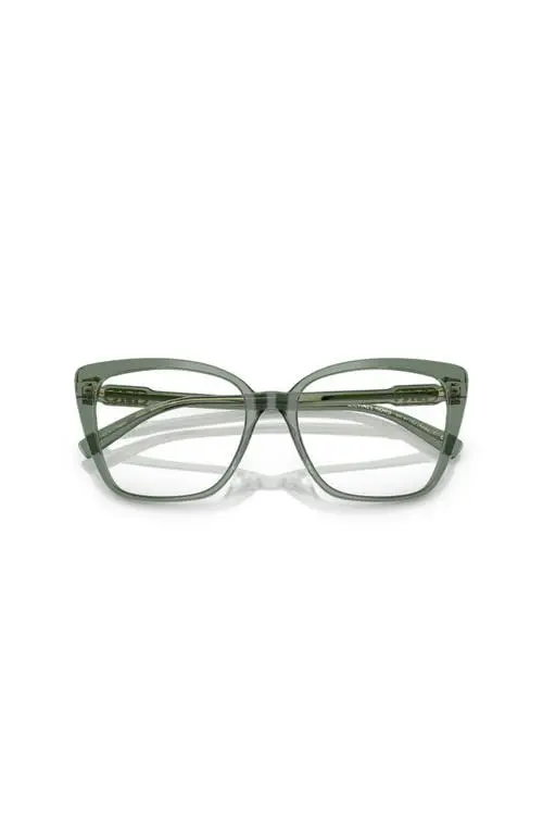 Michael Kors 53mm Square Optical Glasses - Green