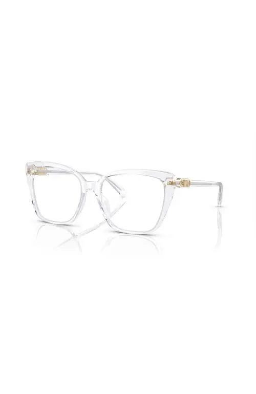 Michael Kors Square Frame Acetate Eyeglasses - Transparent