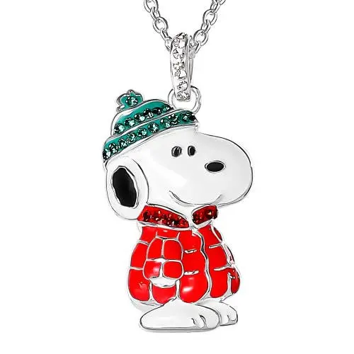 PEANUTS Snoopy Puffer Jacket Pendant