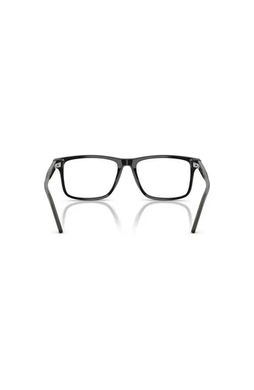 Emporio Armani Square Optical Glasses - Black