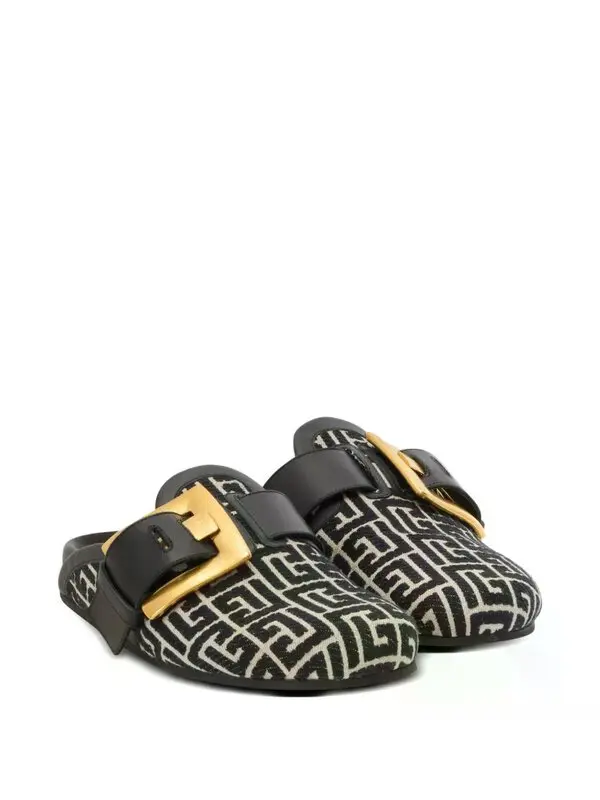 Balmain Anthem Jacquard Slippers