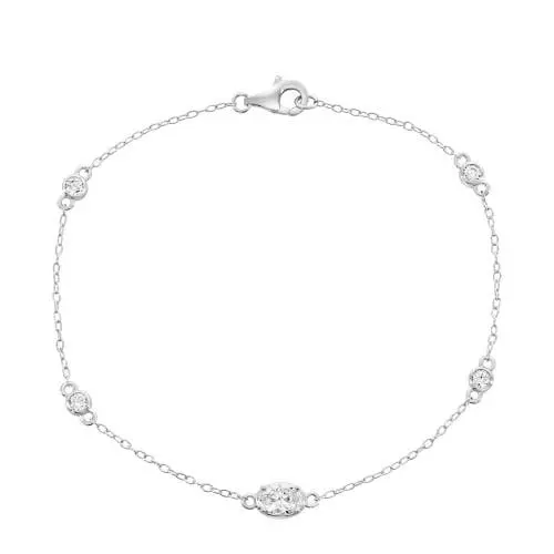 DONATELLO GIAN Sterling Crystal Bracelet