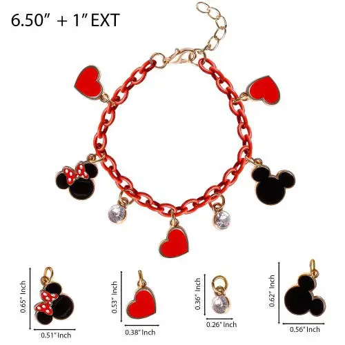 Disney Heart Charm Bracelet