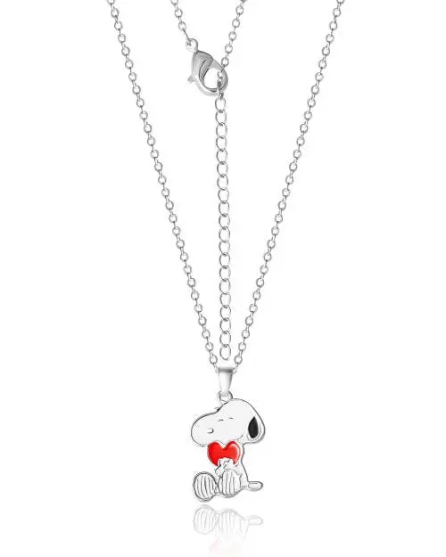 PEANUTS Snoopy Holding Heart Pendant