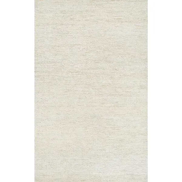 JONATHAN Y Griffin Rustic Farmhouse Woven Jute Solid Area Rug - Bleach