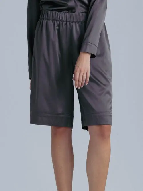 ALAS Silk Bermuda Shorts