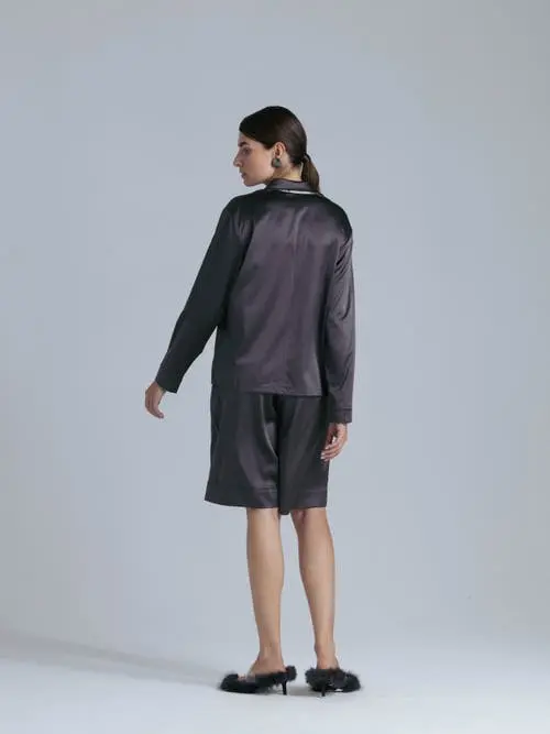 ALAS Silk Bermuda Shorts