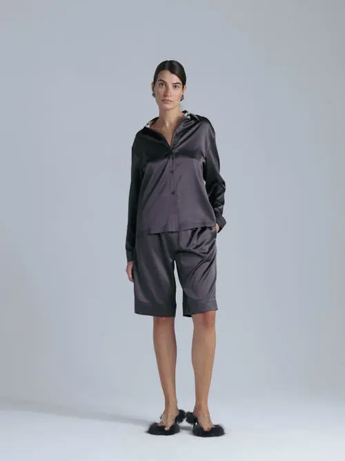 ALAS Silk Bermuda Shorts