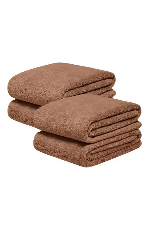ITALIC Serene Ultraplush Collection Bath Essentials- Bath Towel 4 Pack - Clay