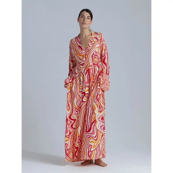ALAS Viscose Robe - Print Sunrise