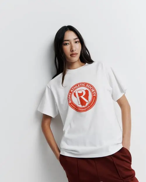 ROMY THE BRAND Romy Athletic Society Heritage Tee