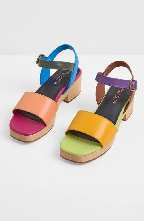 Charlotte Stone Allie Clog Sandal - Nassau