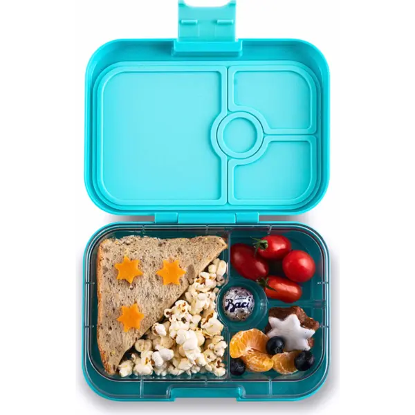 YUMBOX Panino Leakproof Bento Lunch Box - Miami Aqua Unicorn