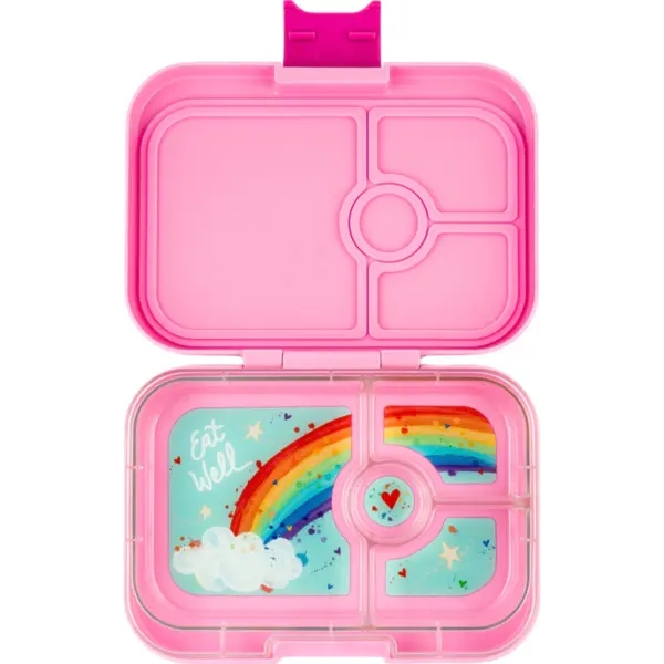 YUMBOX Panino Leakproof Bento Lunch Box - Power Pink Rainbow