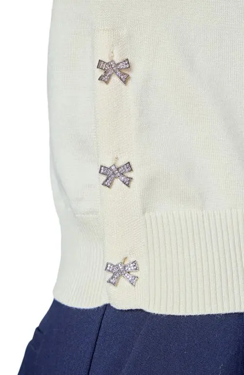 Endless Rose Side Bow Short Sleeve Sweater