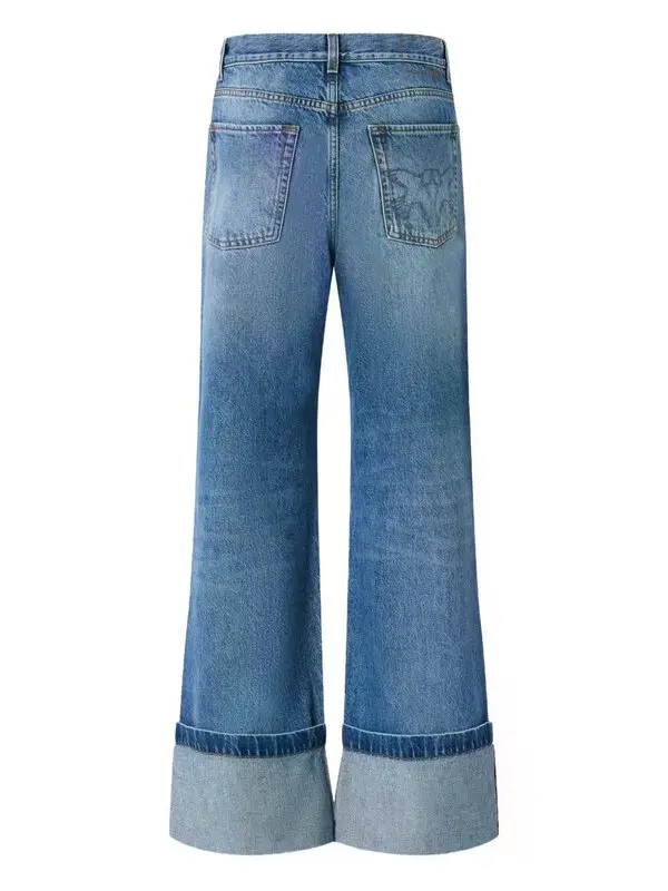 Pinko Folded-hem Jeans